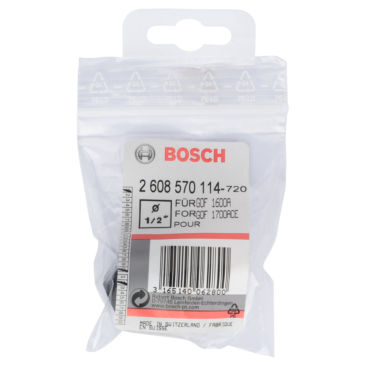 Bosch Professional 1/2 Inch Collet and Nut Set – GS Workwear